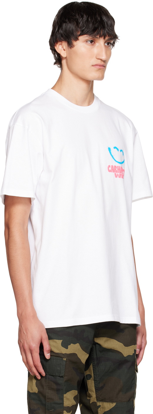 Carhartt Work In Progress White Graphic T-Shirt Carhartt WIP