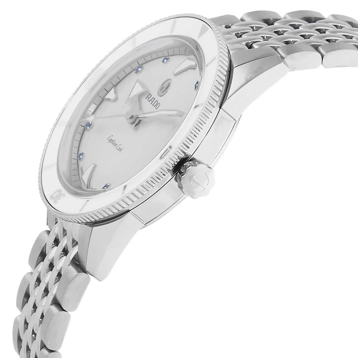 Rado Captain Cook Automatic White Dial Ladies Watch R32500718 Rado