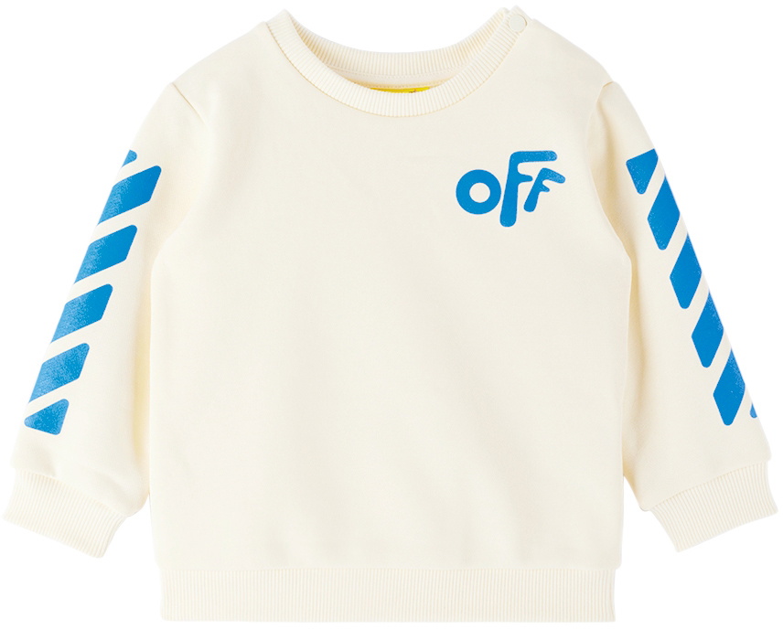 Off-White Baby Off-White Rounded Sweatsuit Off-White
