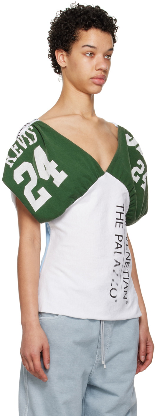 Baserange White Giovanna Flores Edition Laps Tank Top Baserange