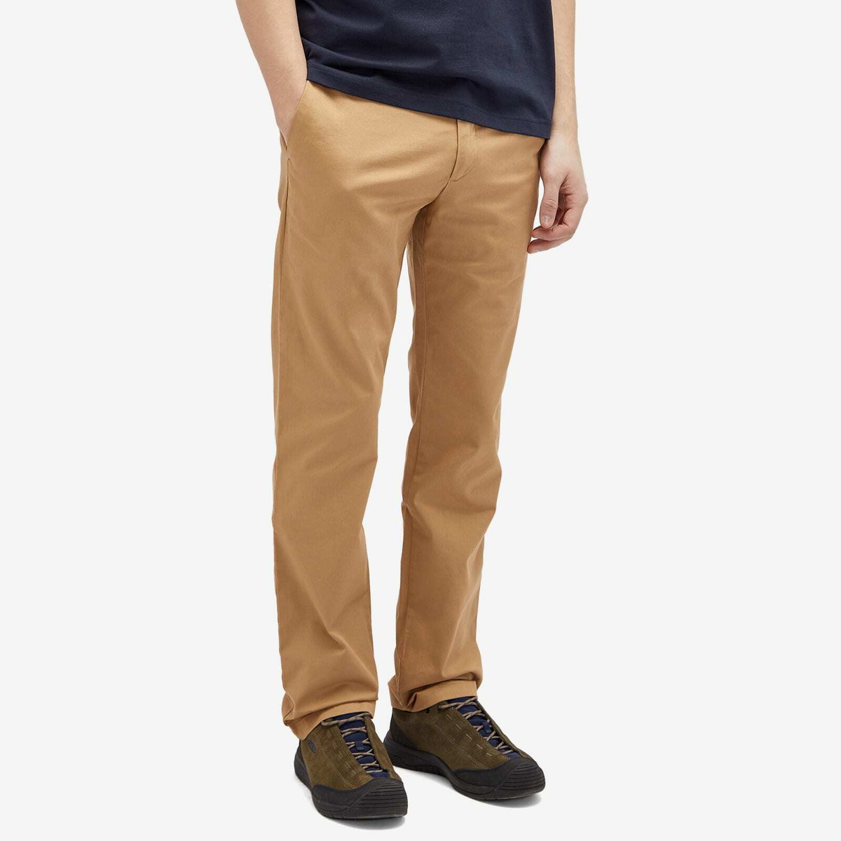 Norse Projects Men's Standard Slim Chinos in Utility Khaki Norse Projects