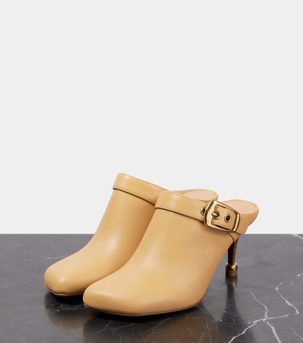 Chloé Andrea leather mules Chloe