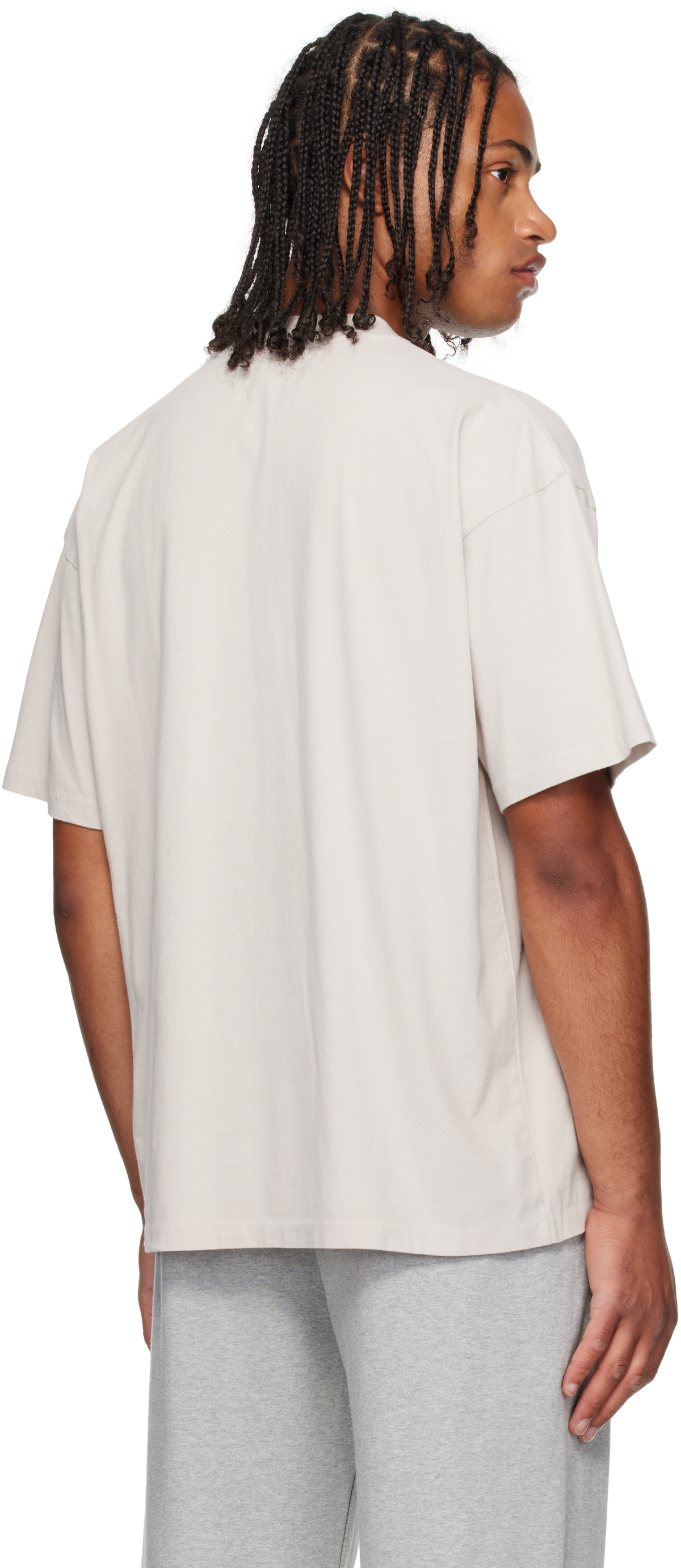 Represent Gray Script Logo T-shirt Represent