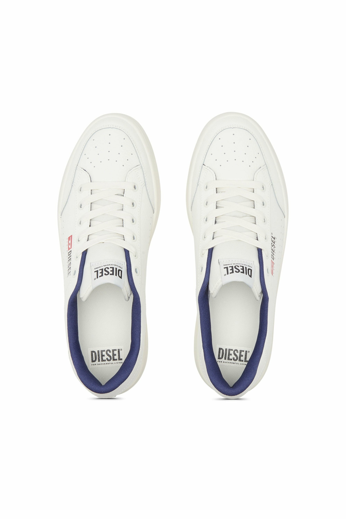 Diesel S-Athene-Retro sneakers in perforated leather - Sneakers Mens in ...
