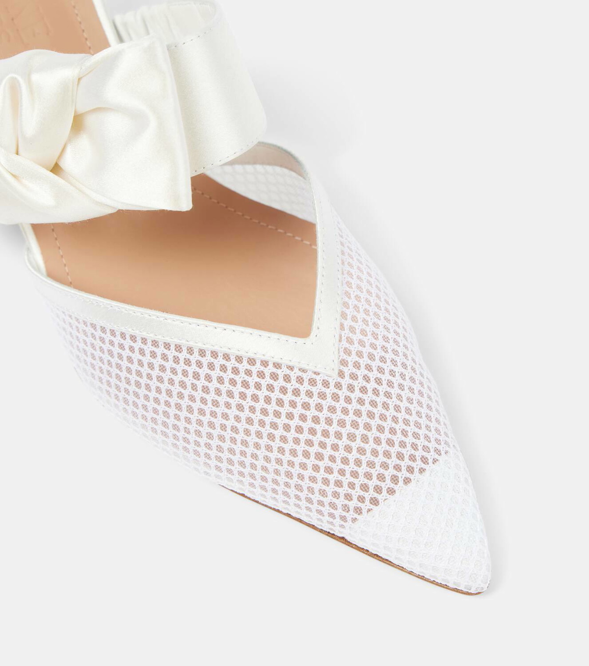 Malone Souliers Marie 45 bow-detail mesh mules Malone Souliers