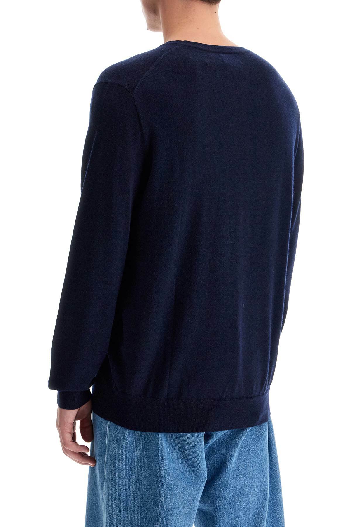 POLO RALPH LAUREN crewneck pullover with embroidered Blue Polo Ralph Lauren