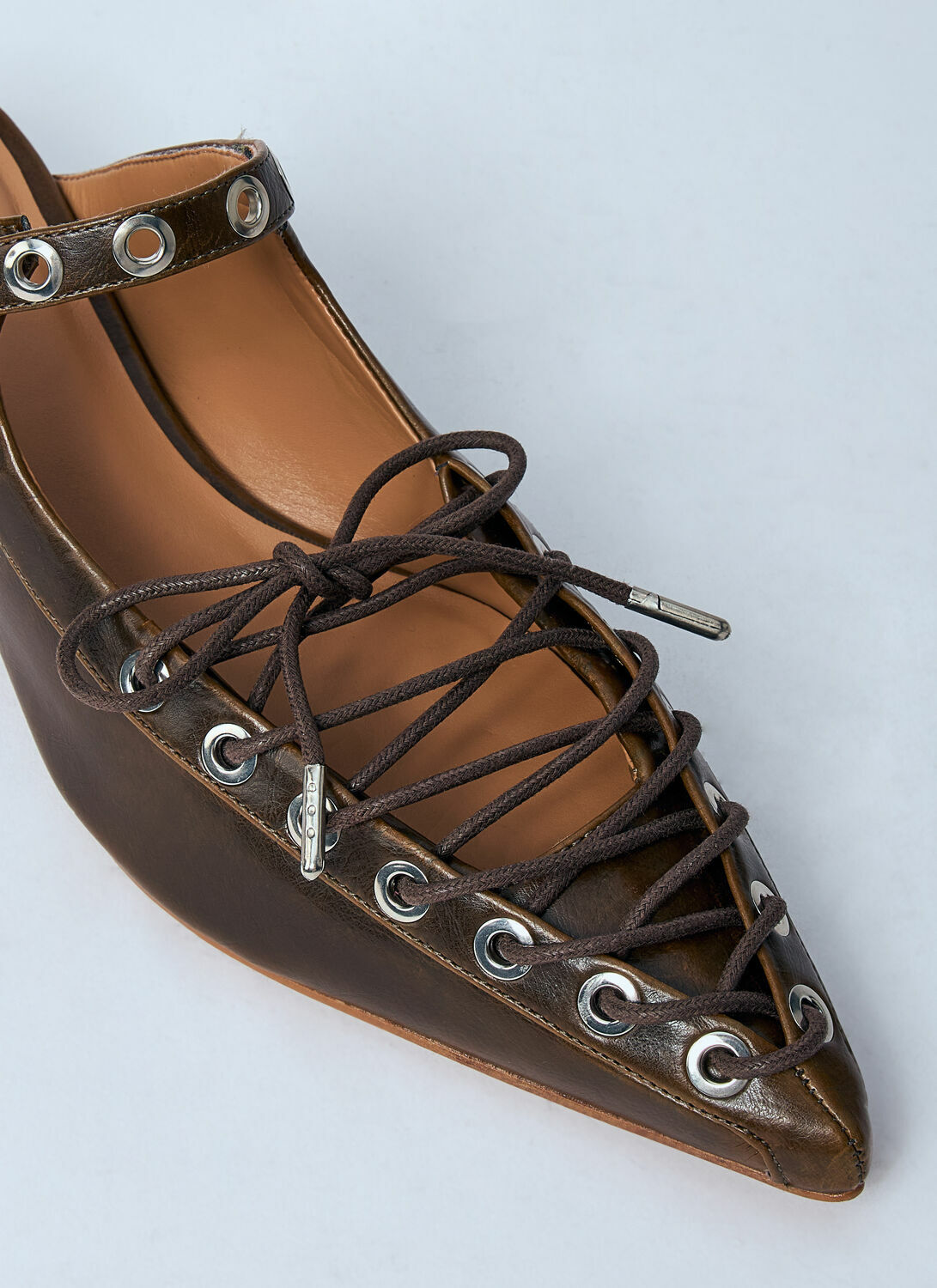 GANNI Eyelet Mules GANNI