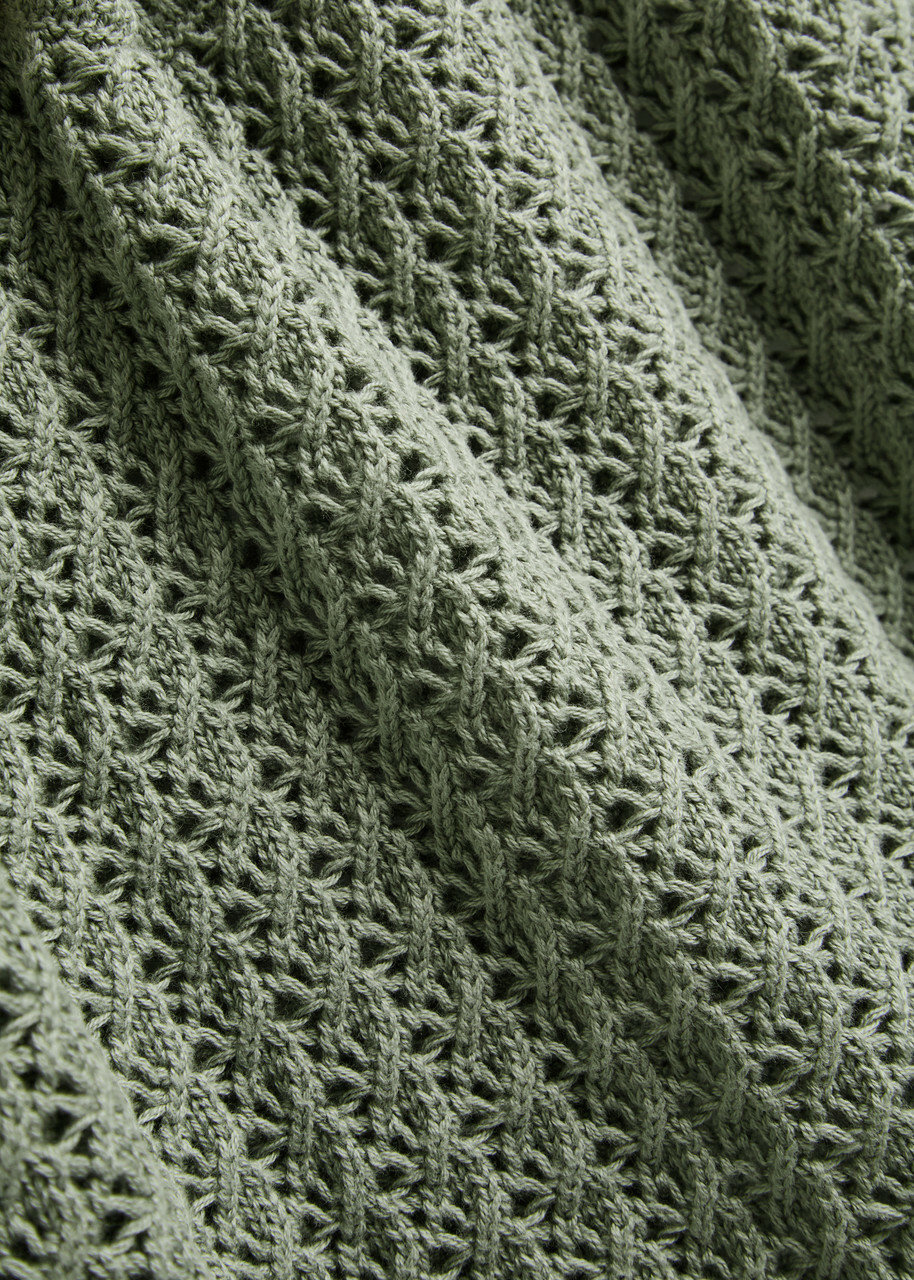 Varley Ferns Open Knit Tank Sage Varley