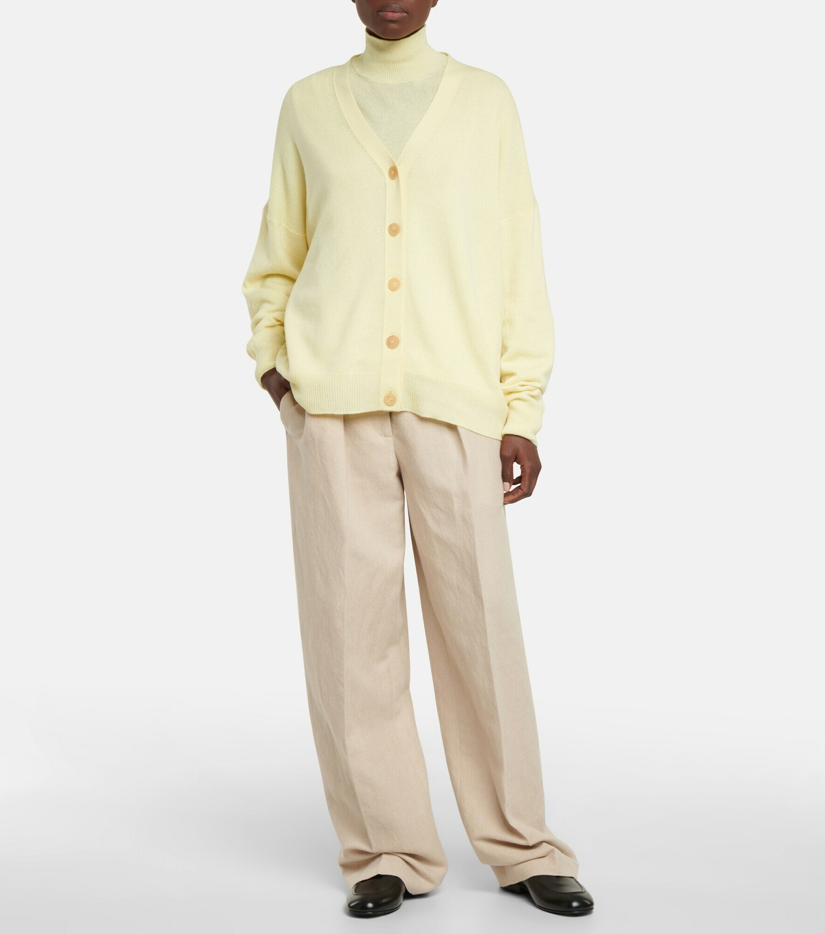 The Row - Dohan cashmere mockneck sweater The Row