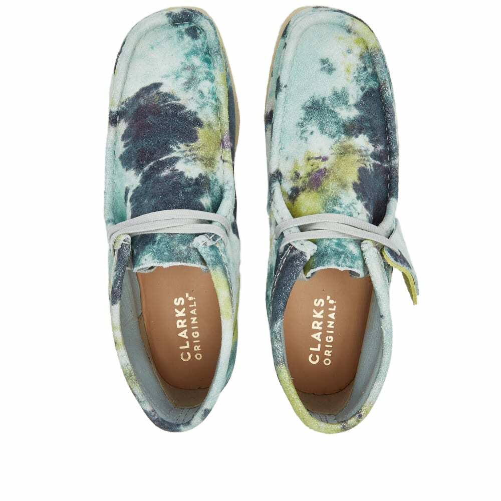 Clarks Originals Women's Wallabee Boot in Turquoise Tye Dye Clarks ...