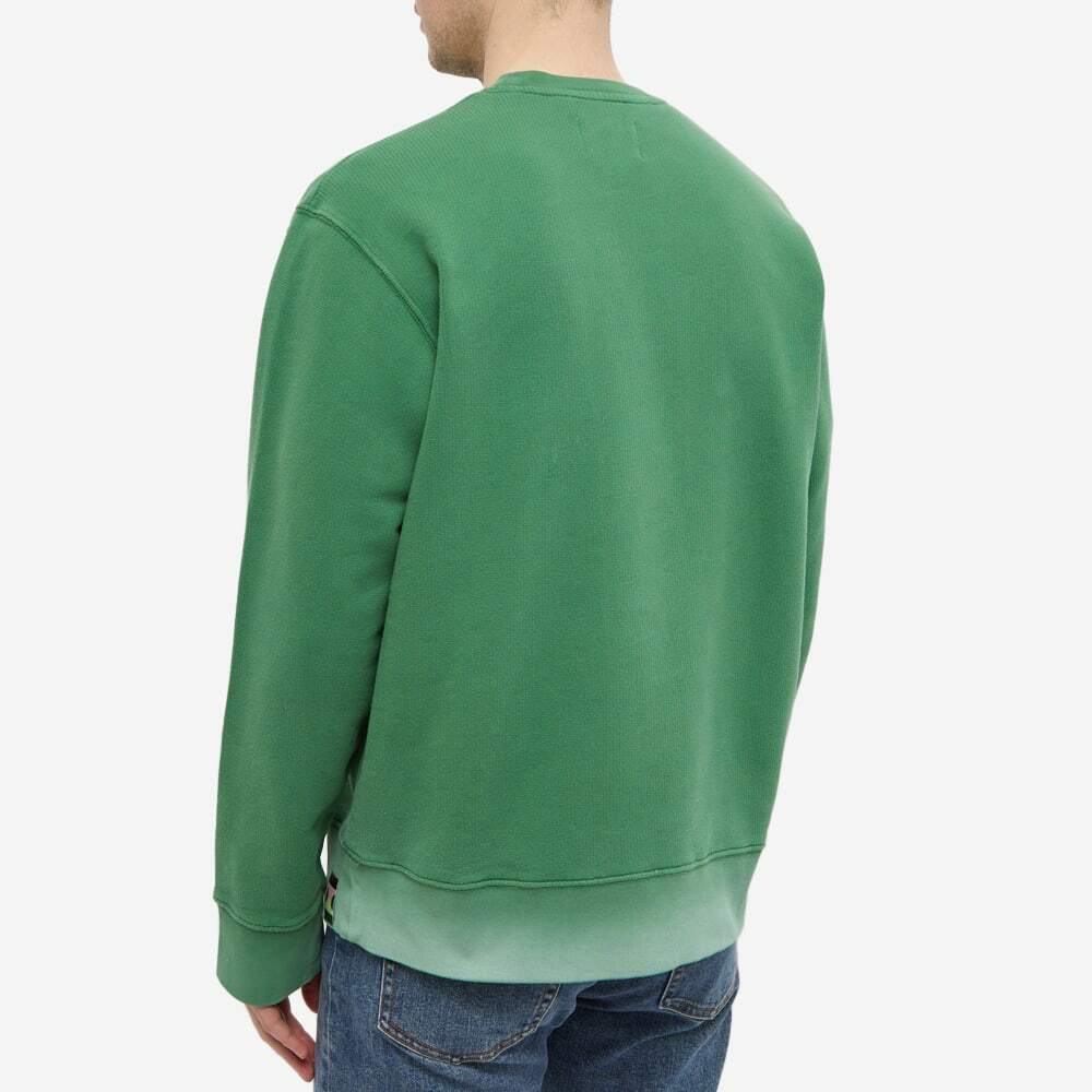 Folk Men's Gradient Boxy Crew Sweat in Green Gradient Folk