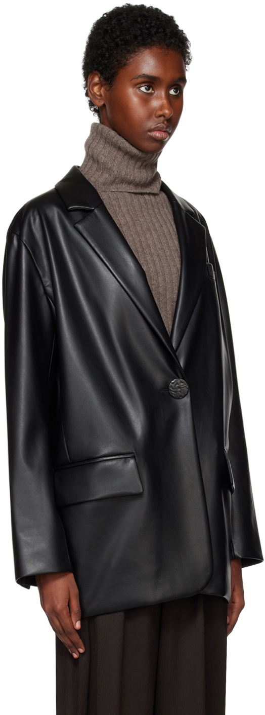Stand Studio Black Jumbo Blazer Stand Studio