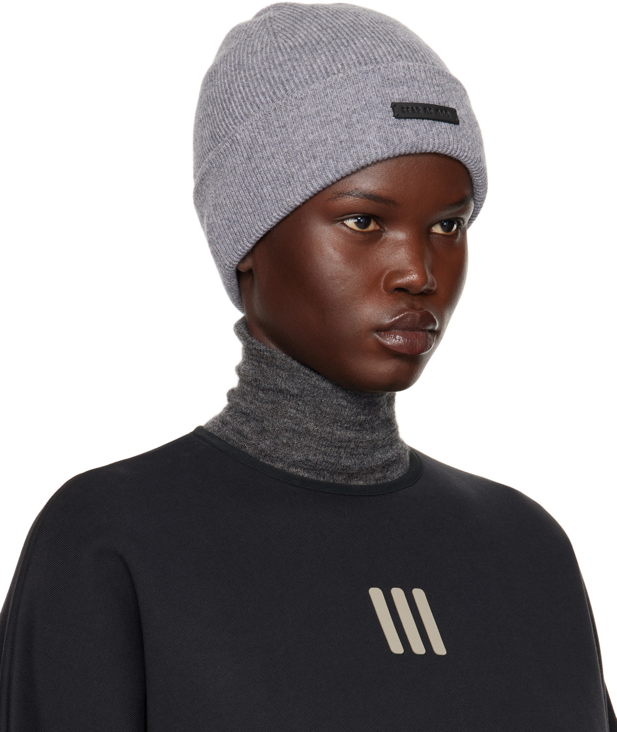 Fear of God Gray Cashmere Beanie Fear Of God