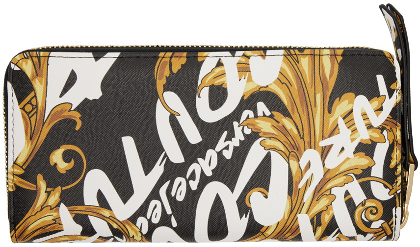 Versace Jeans Couture Black Couture1 Baroque Wallet Versace