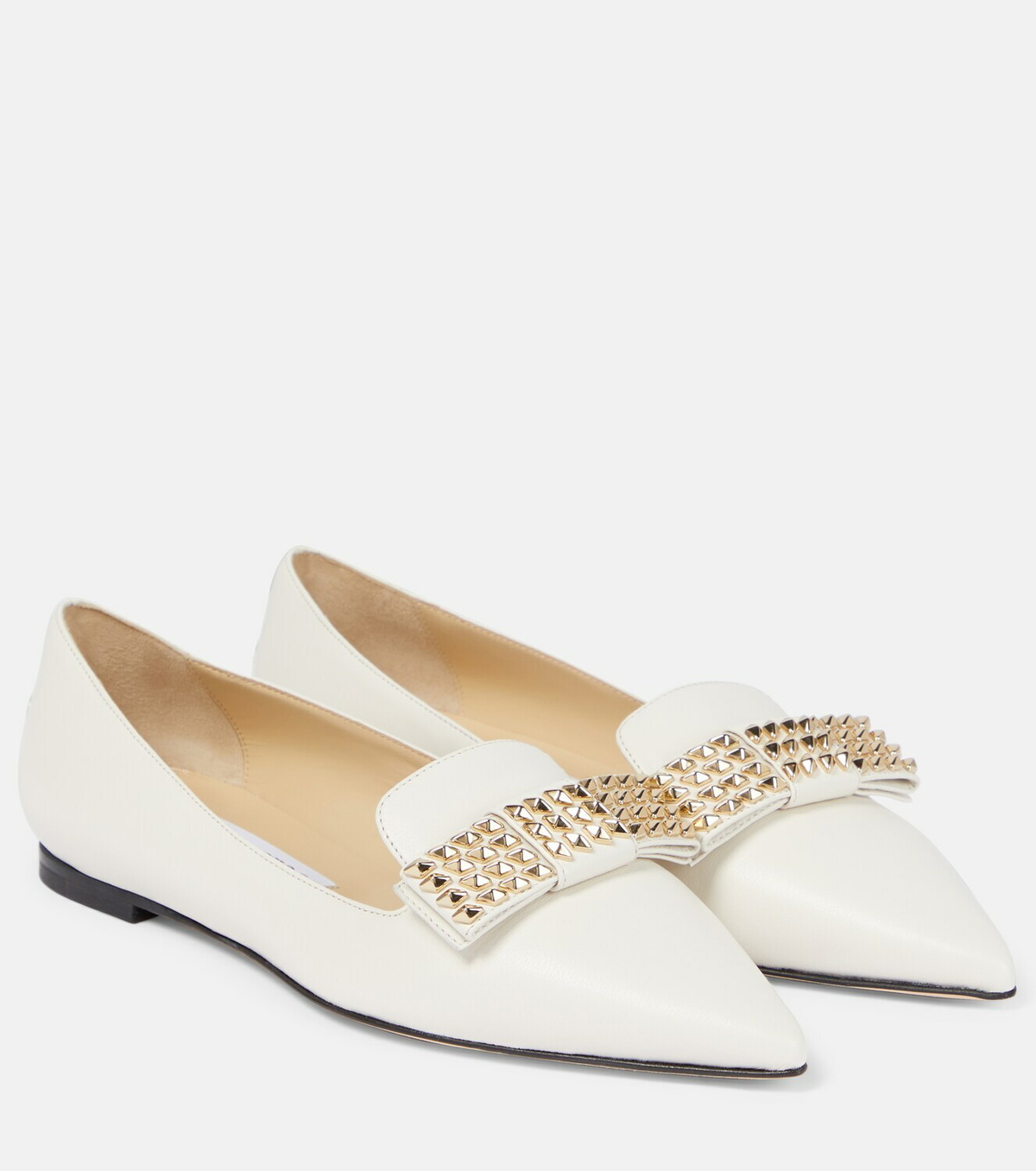 Jimmy Choo Gala embellished leather ballet flats Jimmy Choo