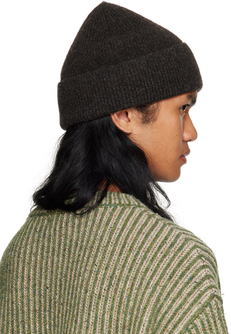 HOPE Brown Wool Beanie HOPE