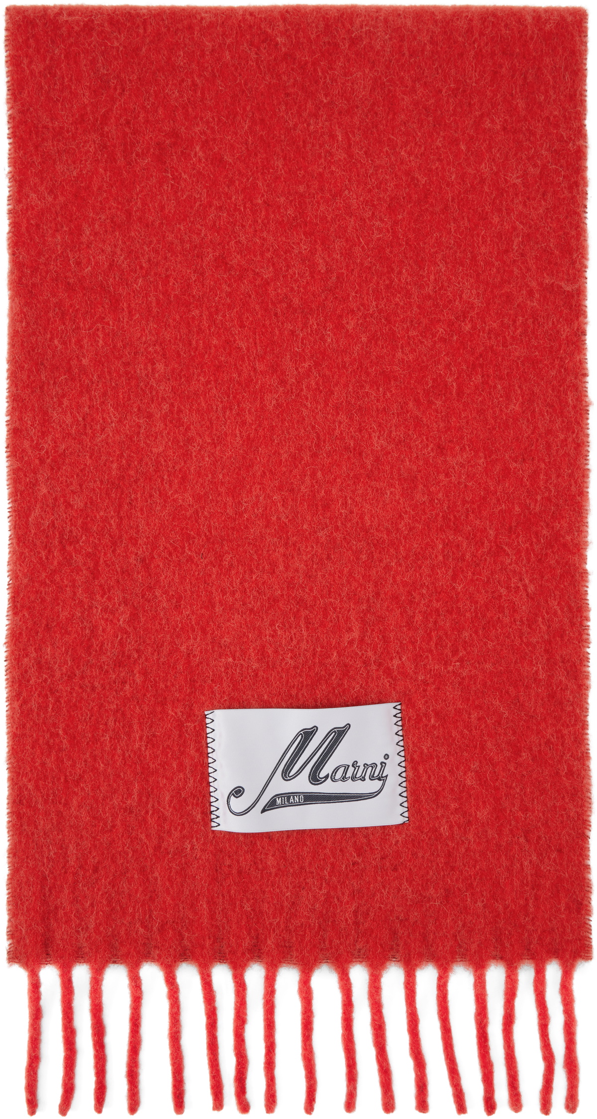 Marni Red Alpaca Scarf Marni