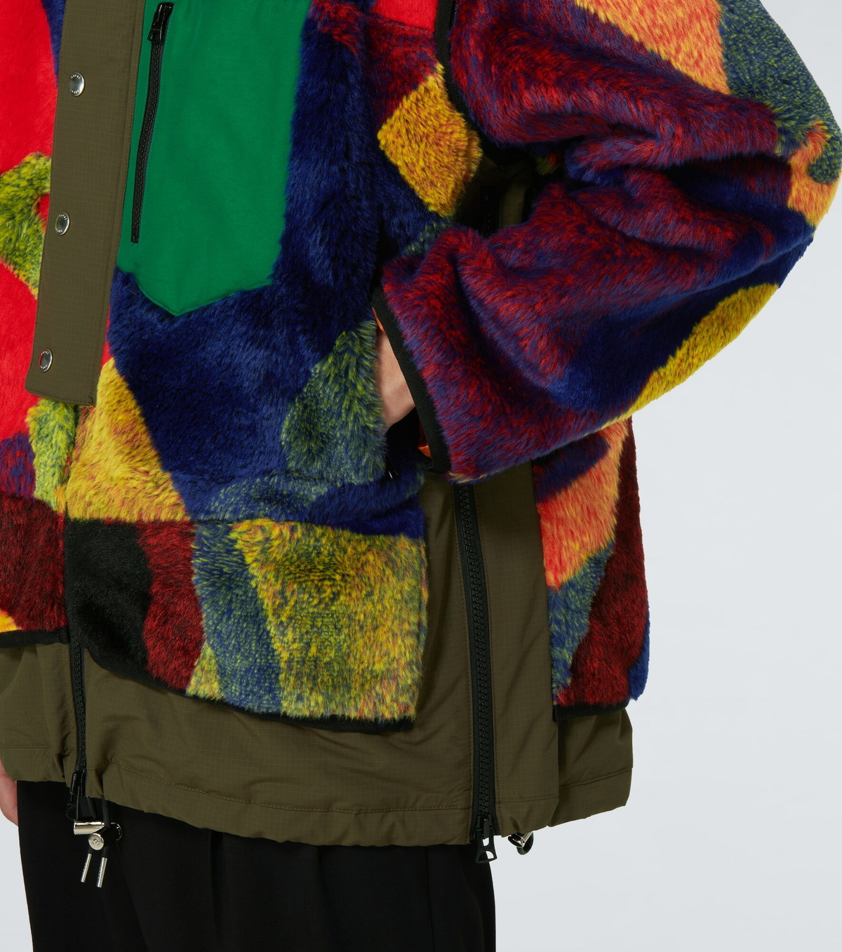 Sacai - sacai x KAWS patchwork bomber jacket Sacai