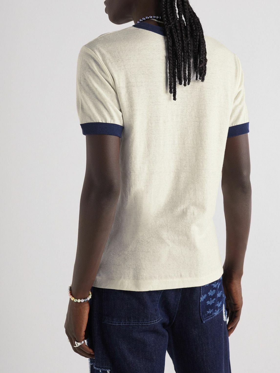 POLITE WORLDWIDE® - Logo-Print Hemp and Cotton-Blend Jersey T-Shirt ...