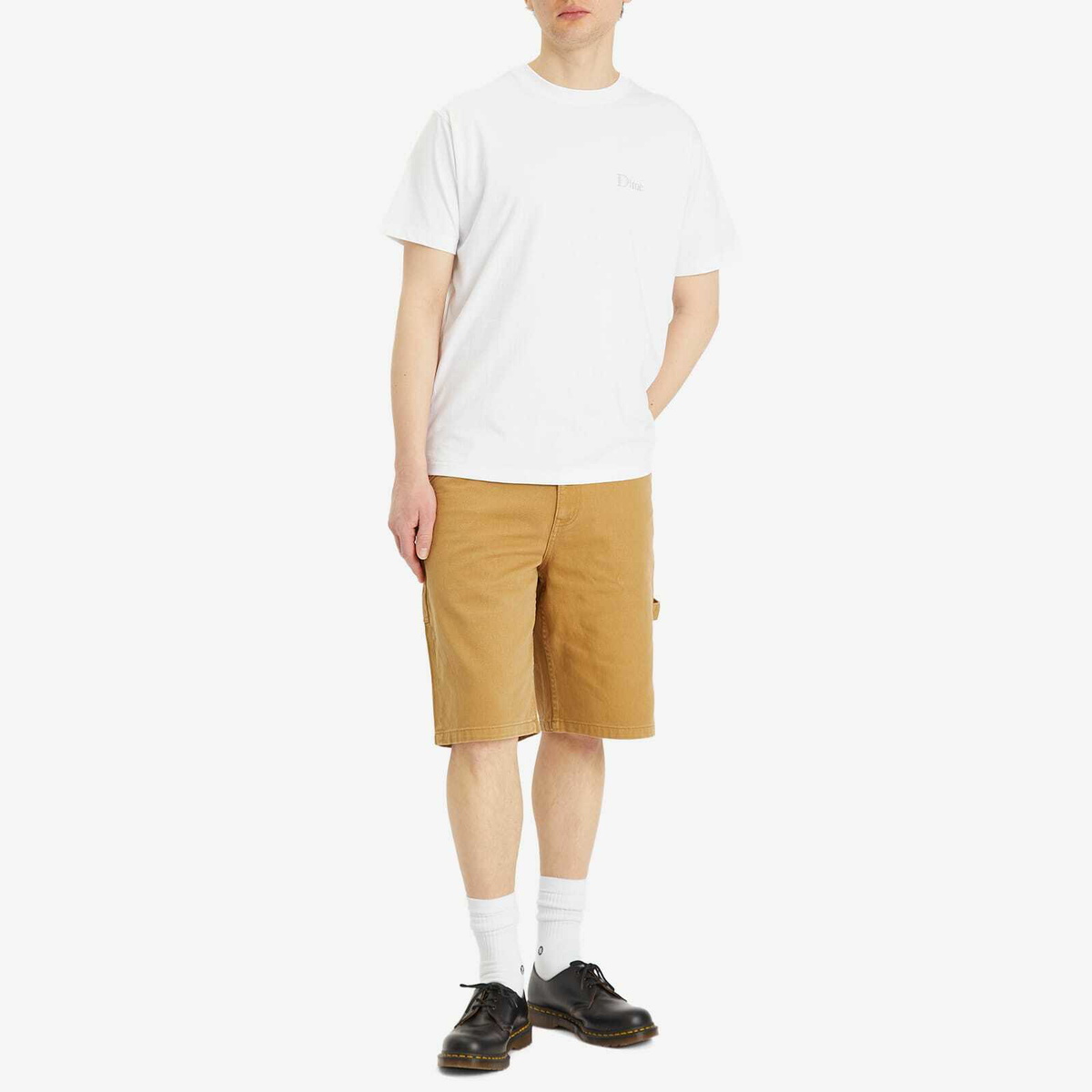 Dime Men's Classic Denim Shorts in Clay Dime
