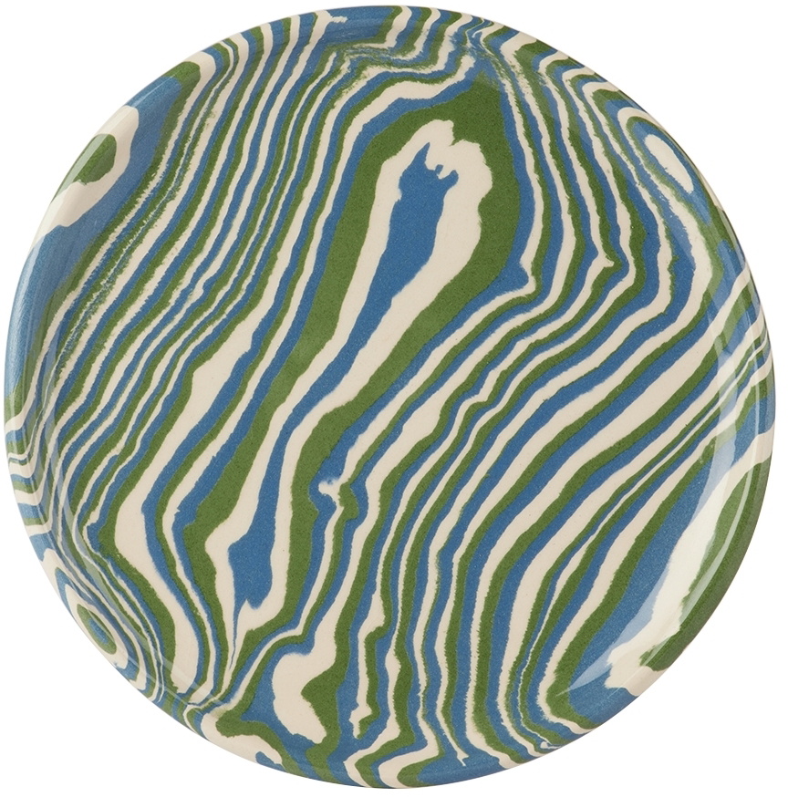 Henry Holland Studio SSENSE Exclusive Blue & Green Side Plate Henry ...