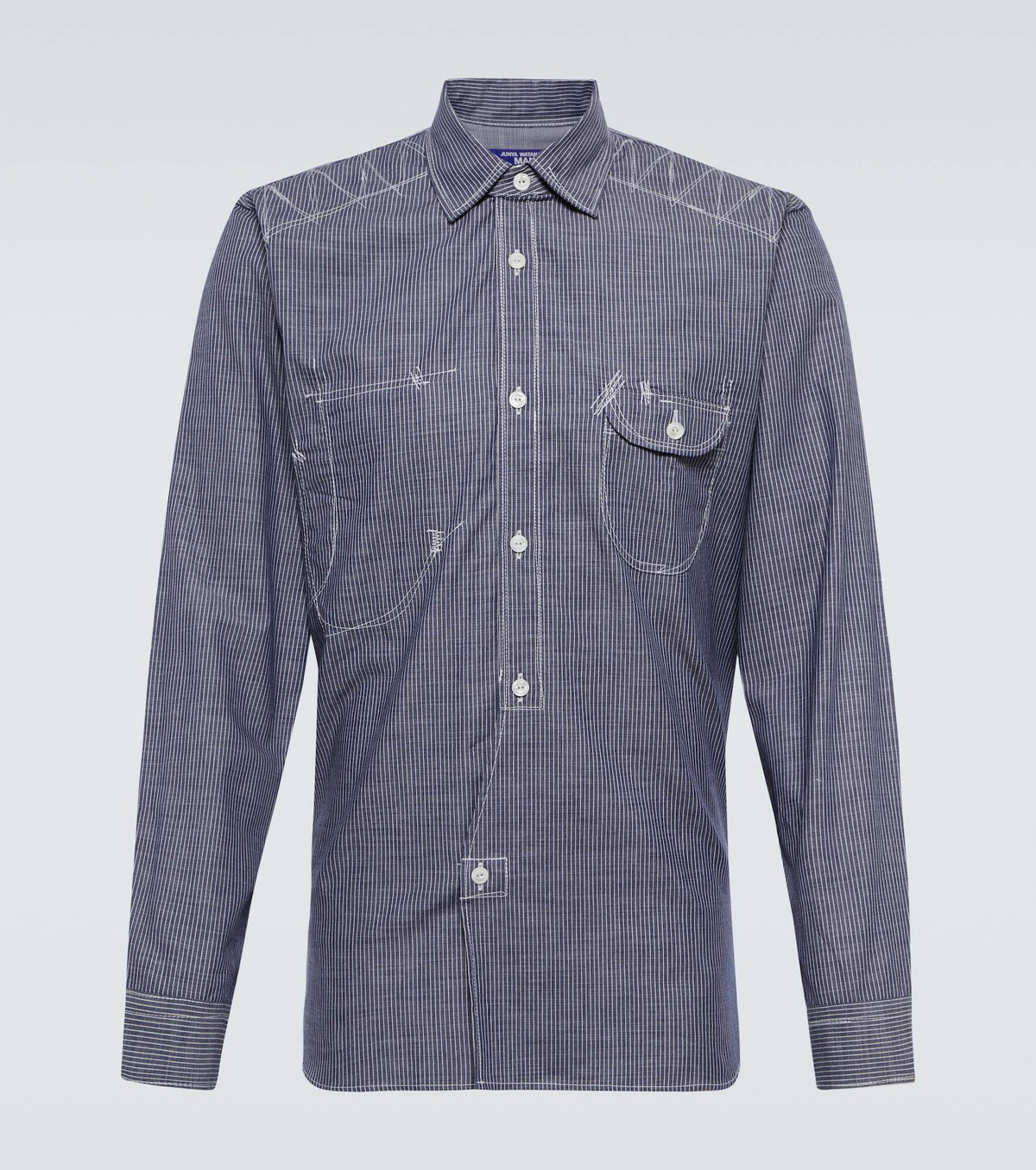 Junya Watanabe - Striped cotton shirt Junya Watanabe