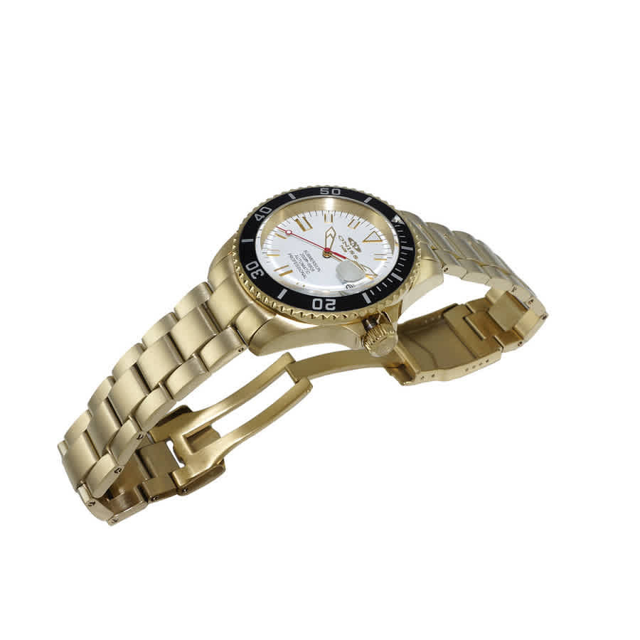 Oniss Automatic White Dial Mens Watch ON5588-88-GWTBK Oniss