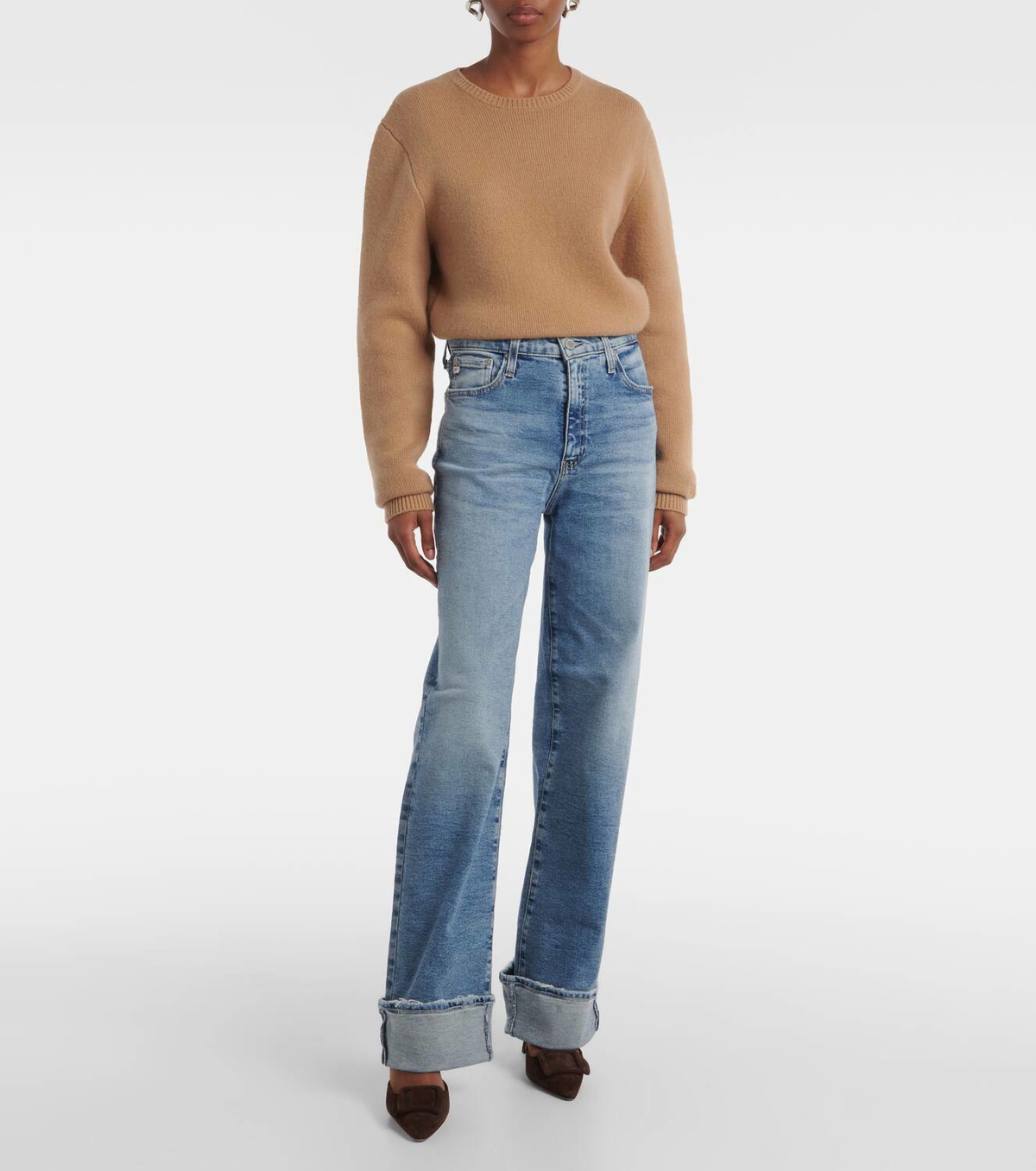AG Jeans Kora high-rise wide-leg jeans AG Jeans