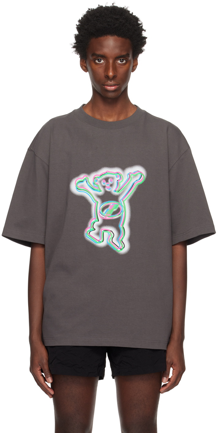 We11done Gray Printed T-Shirt We11done