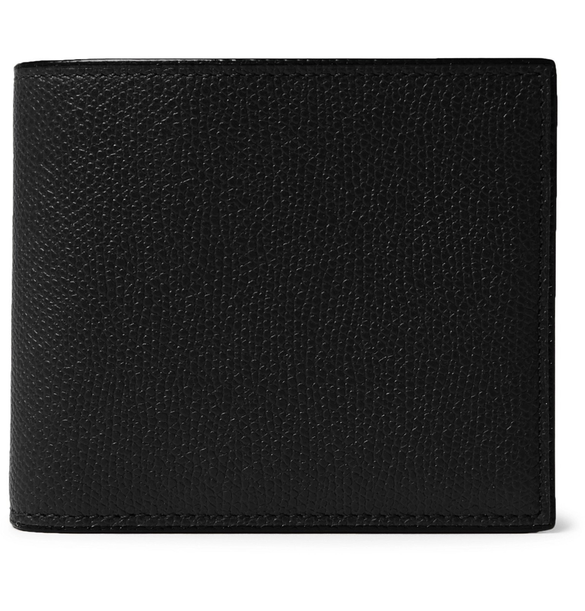 Valextra - Pebble-Grain Leather Billfold Wallet - Gray Valextra