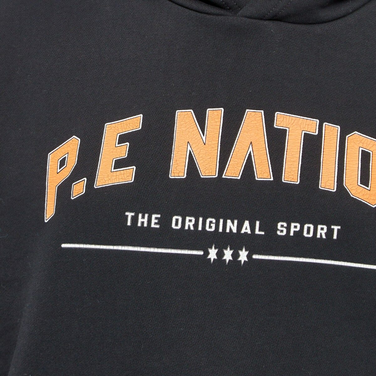P.E Nation Women's Initialise Logo Hoody in Black P.E Nation