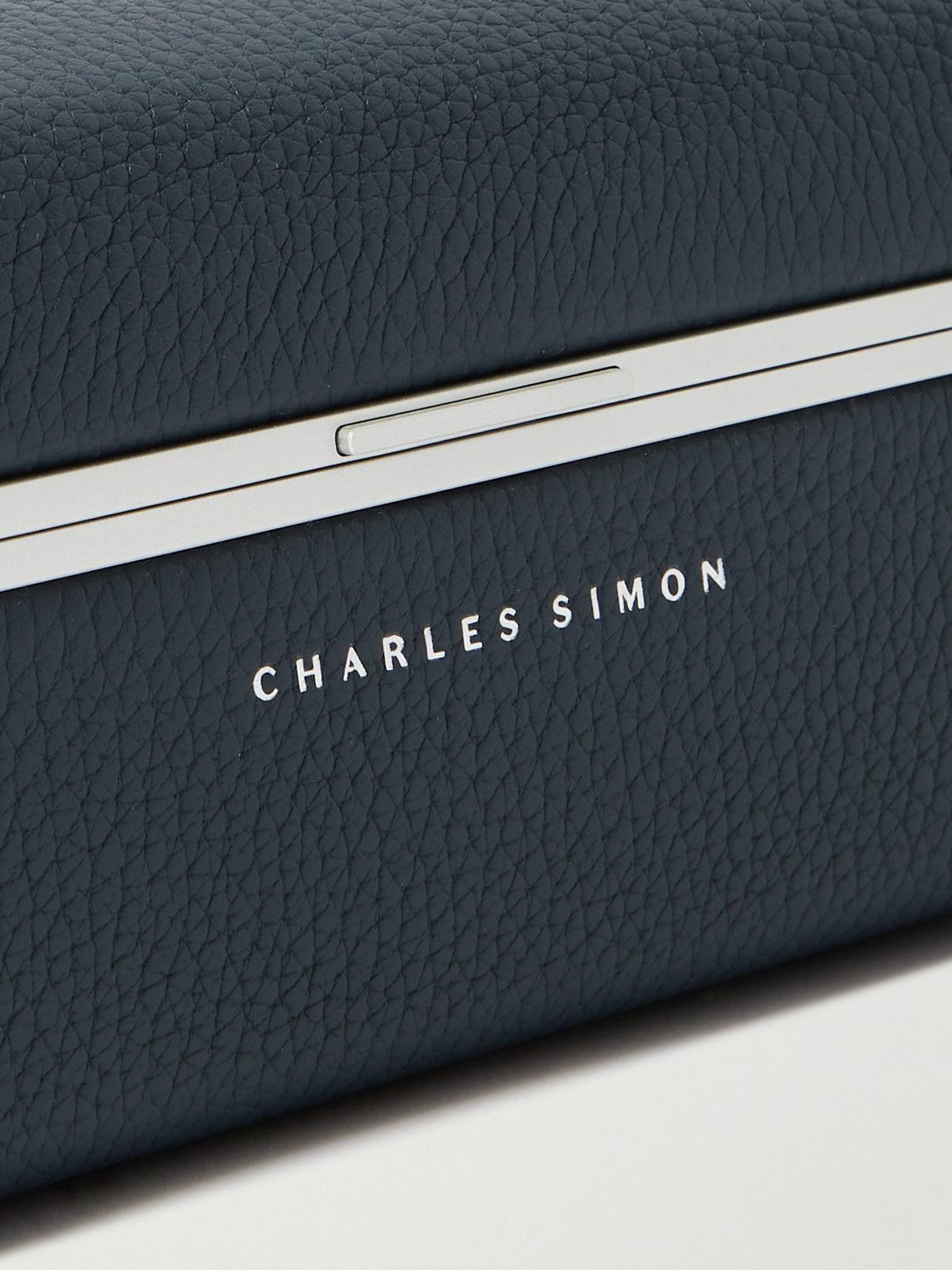 Charles Simon - Eaton Full-Grain Leather Three-Piece Travel Watch Case ...