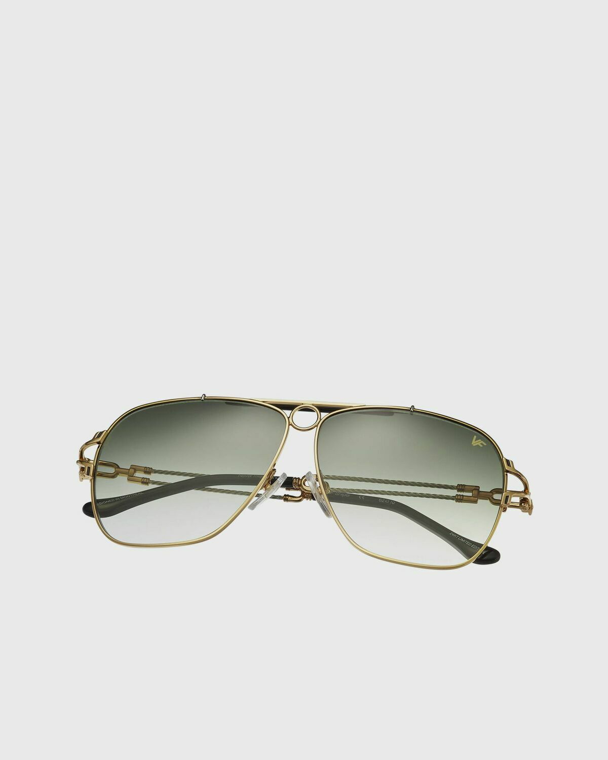 Vintage Frames Sniper 24 Kt Two Tone Yellow Gold Gold - Mens - Eyewear ...