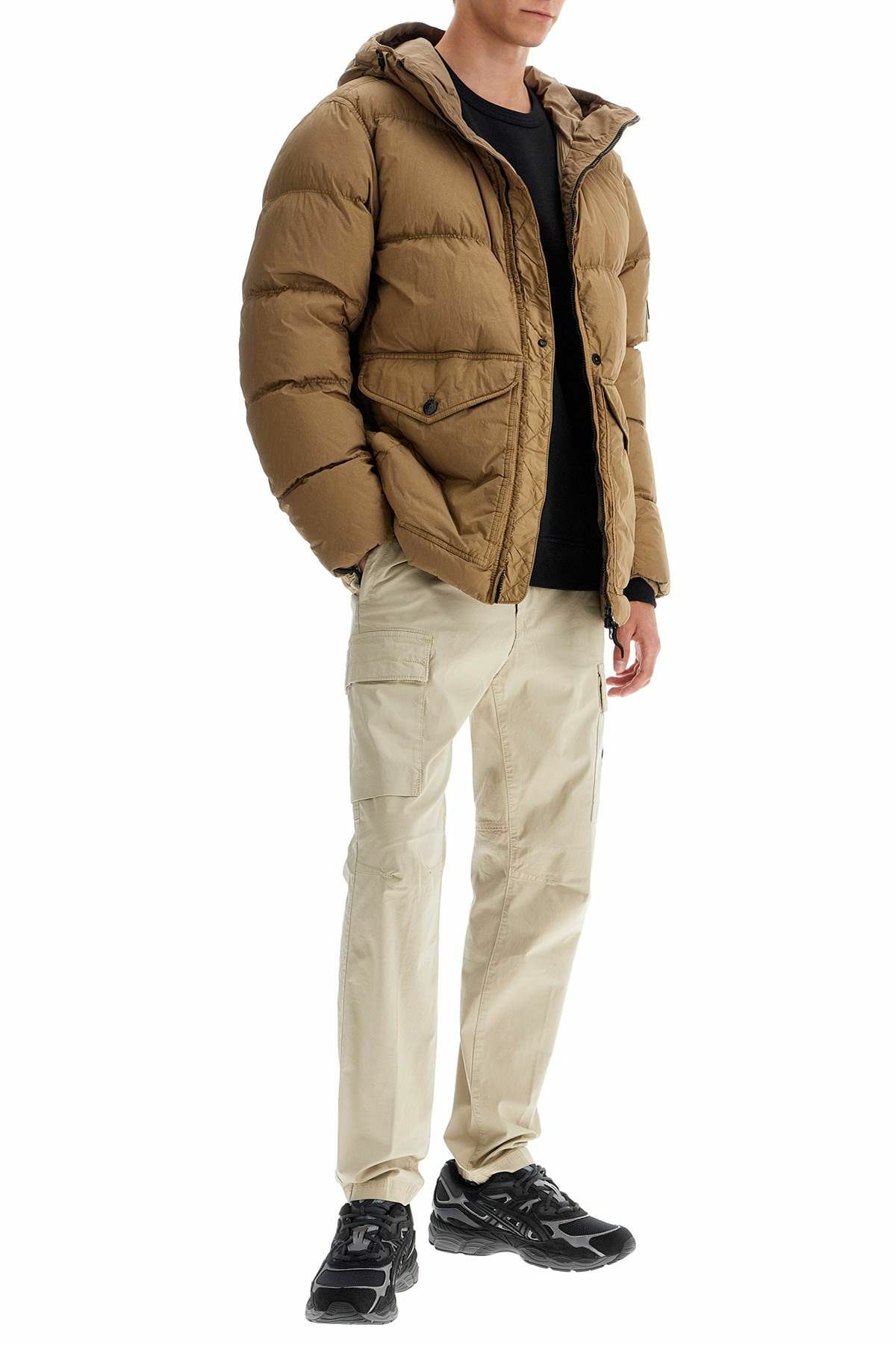 STONE ISLAND cargo twill stretch-tc pants Beige Stone Island