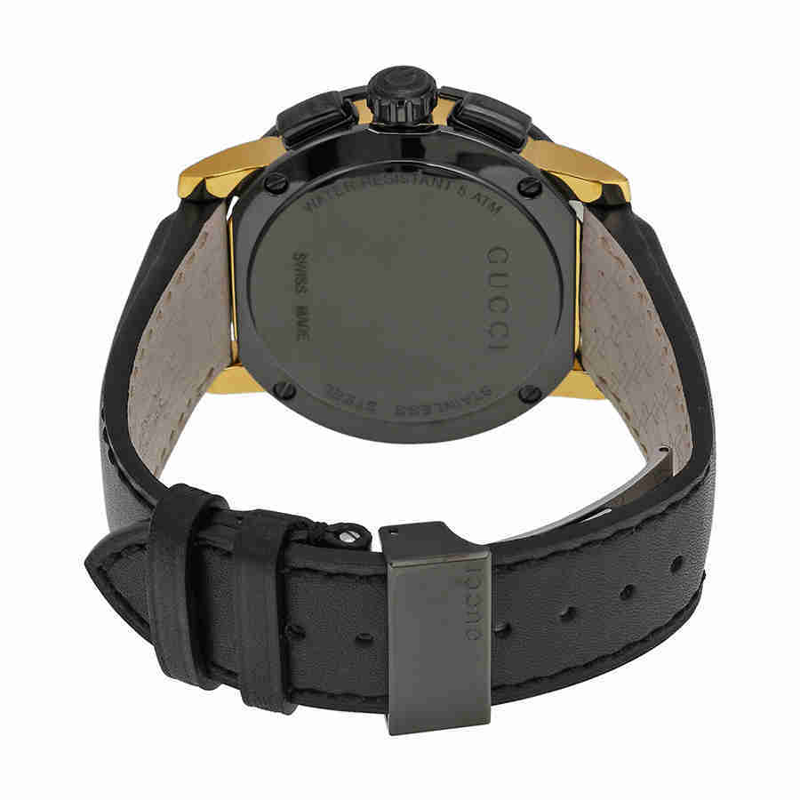 Gucci G-Chrono Chronograph Black Dial Mens Watch YA101203 Gucci