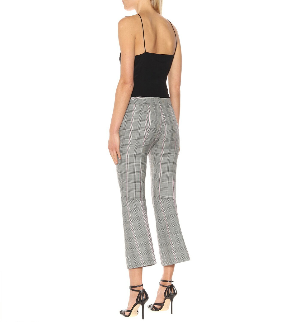 Alexander McQueen Houndstooth straight wool pants Alexander McQueen