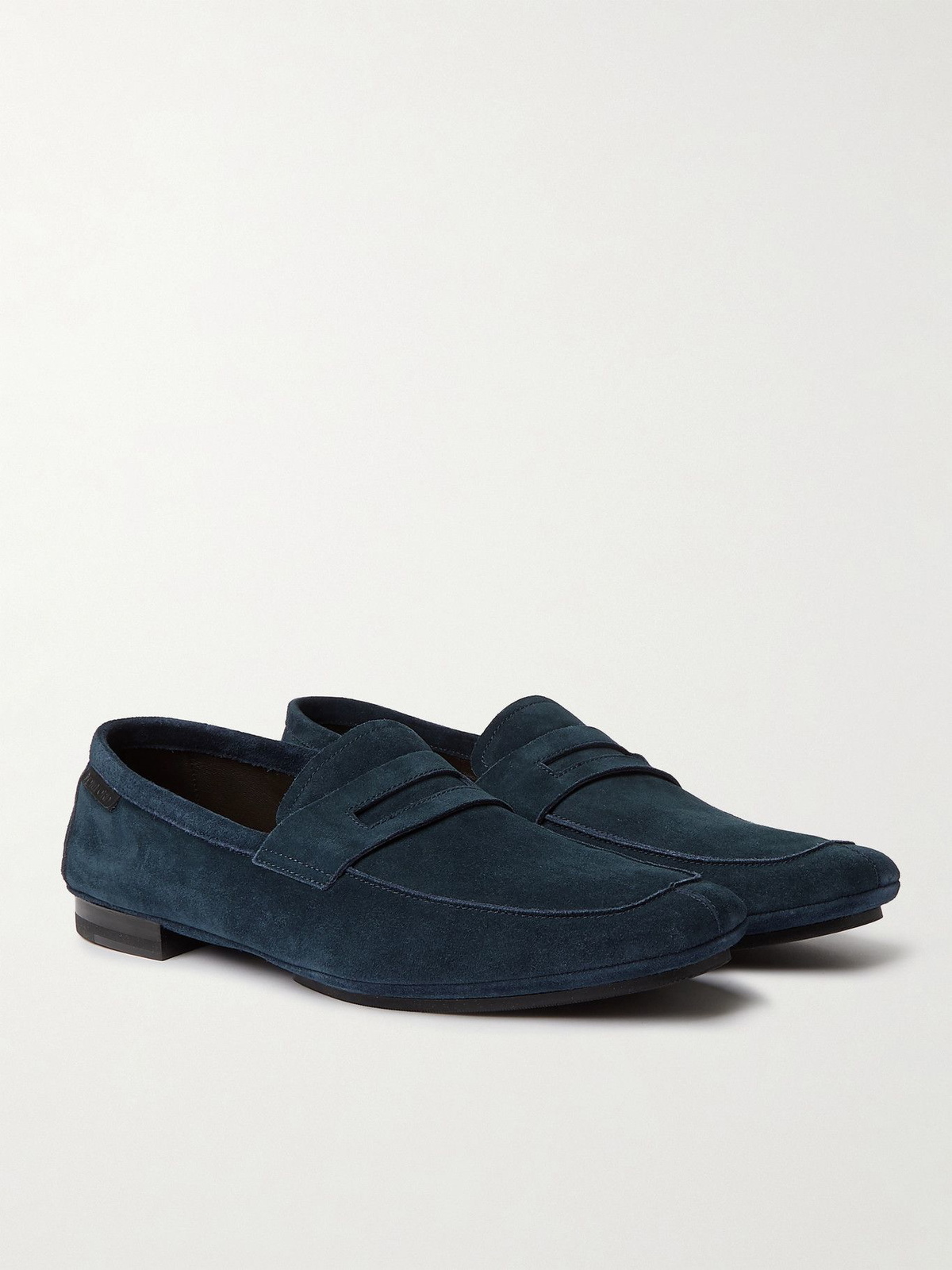 TOM FORD - Berrick Suede Penny Loafers - Blue TOM FORD