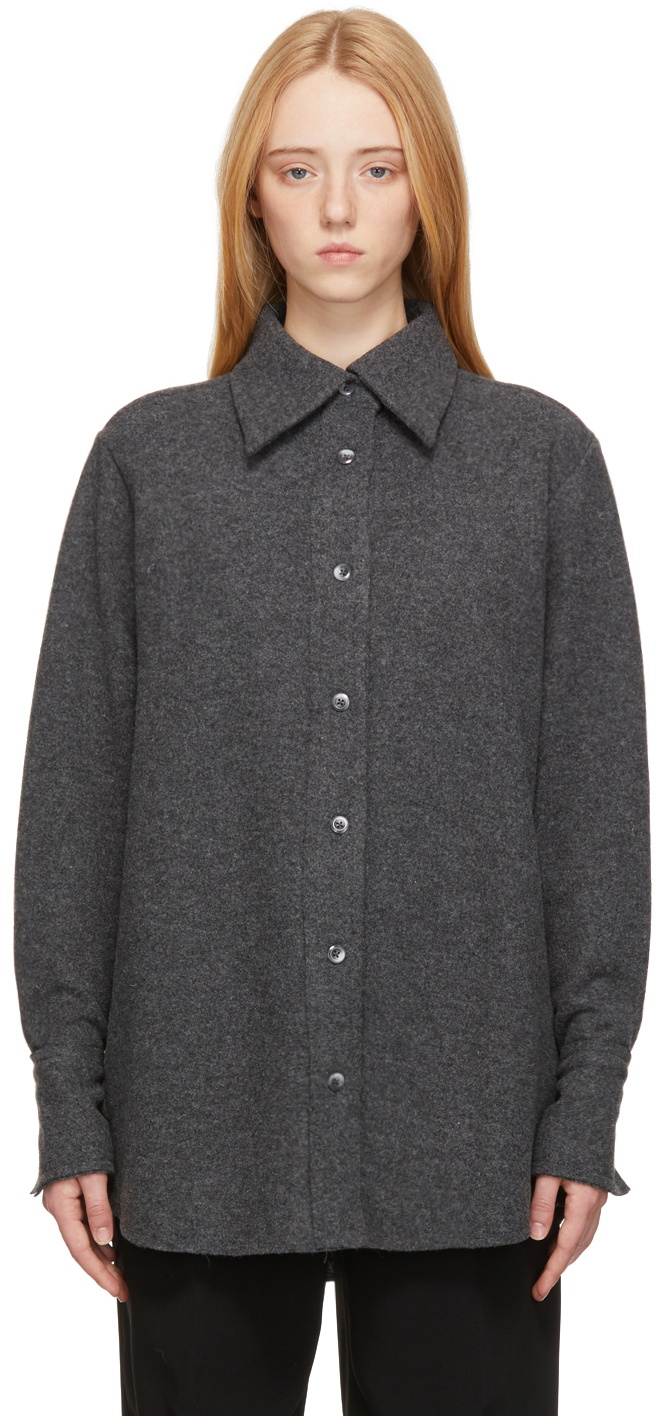 Holzweiler Grey Ro Button-Up Shirt Holzweiler