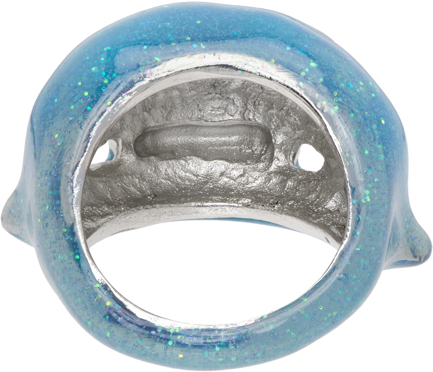 Collina Strada Blue Baby Dolphin Ring Collina Strada