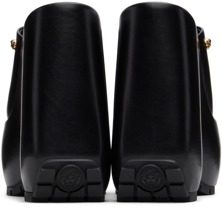 Versace Black Triplatform Mules Versace