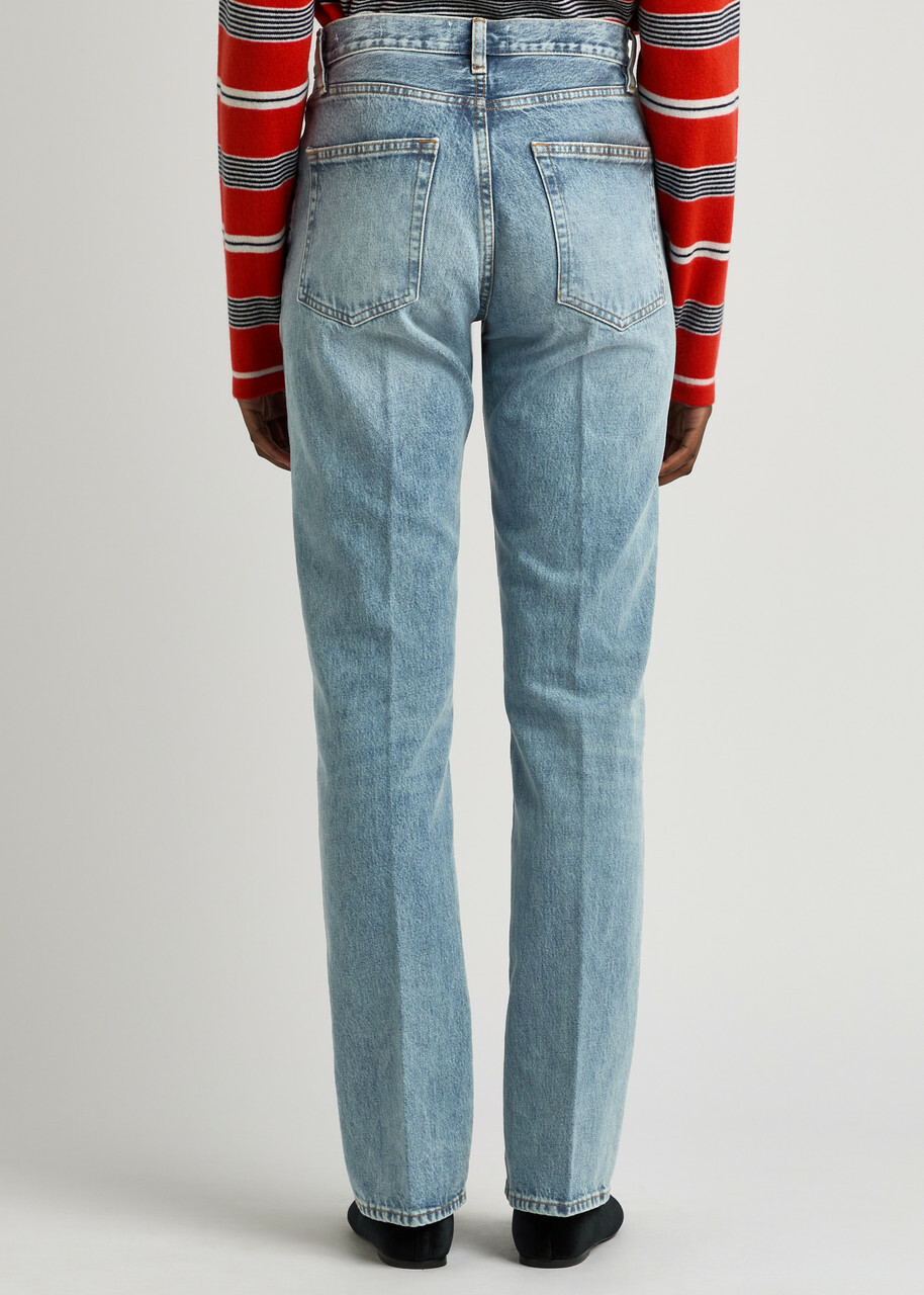 Frame The Vertical Straight-leg Jeans Blue Frame Denim