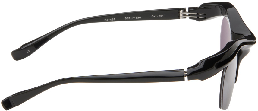 FACTORY900 SSENSE Exclusive Black FA-428 Sunglasses
