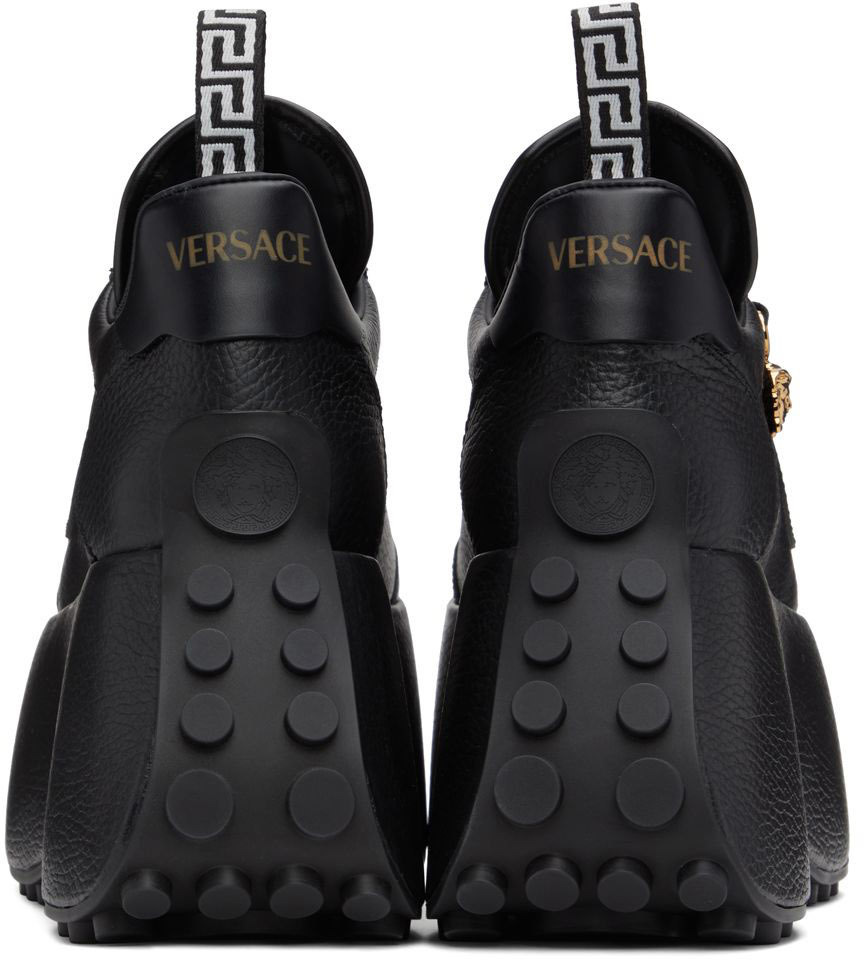 Versace Black Triplatform Sneakers Versace
