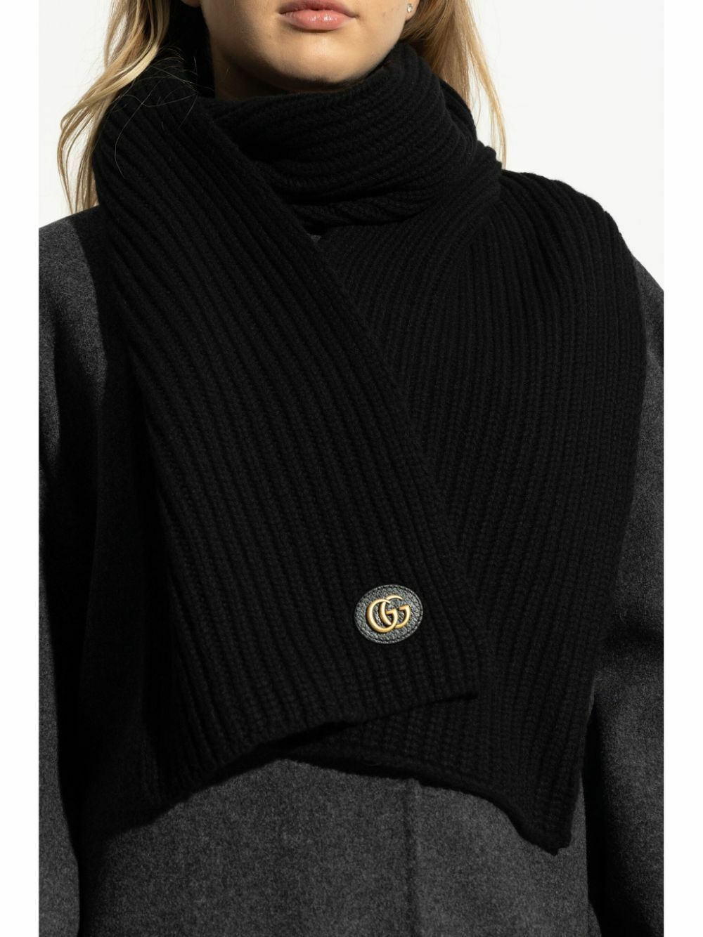 Gucci Logo-Patch Scarf Gucci