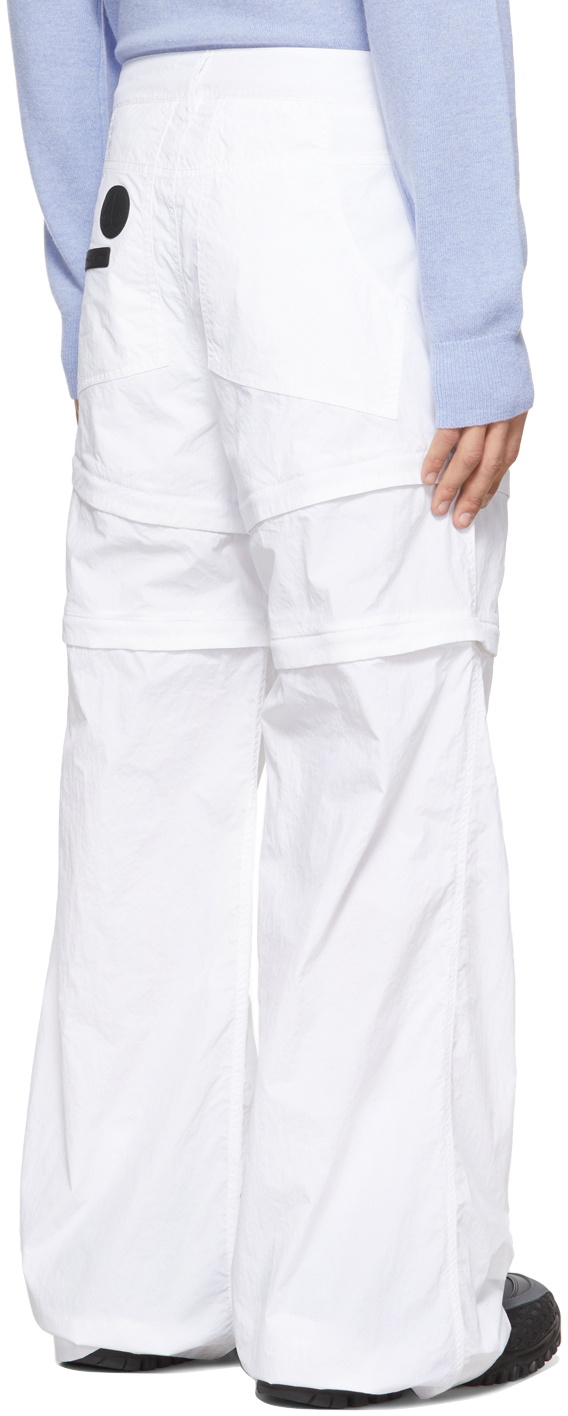 Moose Knuckles x Eckhaus Latta White Convertible Pants Moose Knuckles