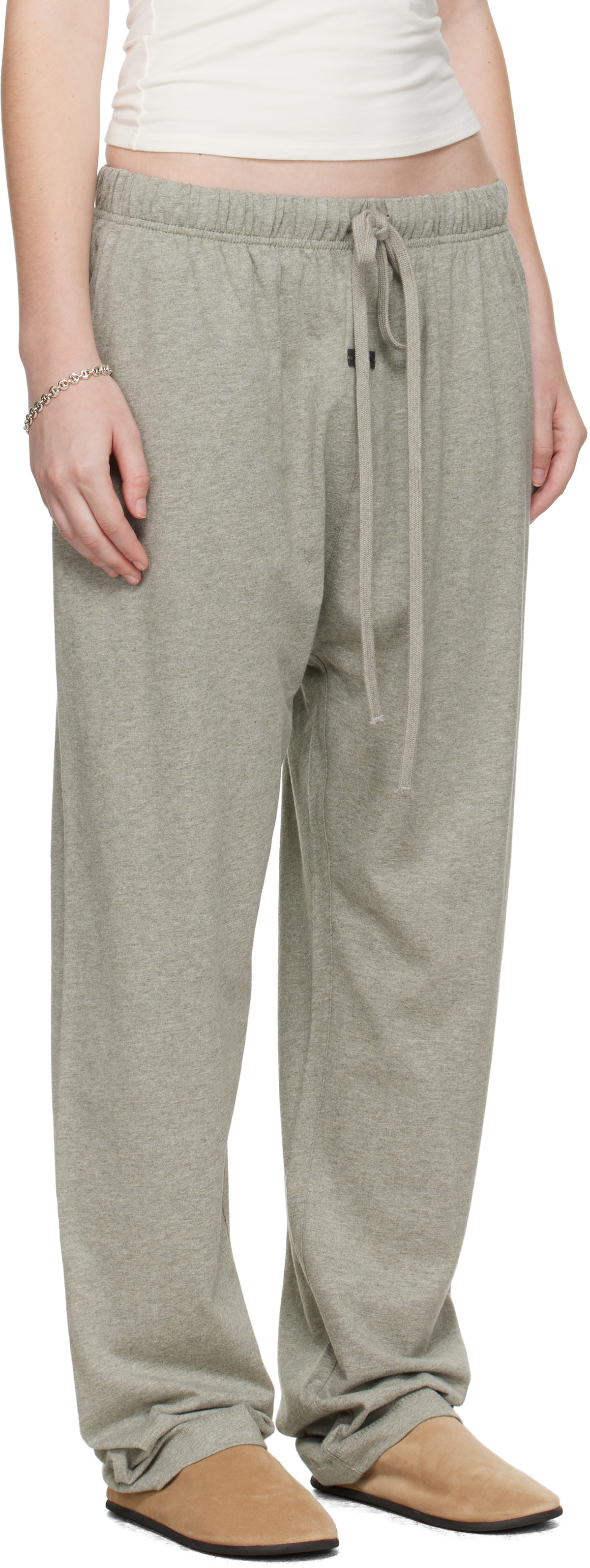 Fear of God ESSENTIALS Gray Relaxed Lounge Pants Fear Of God Essentials