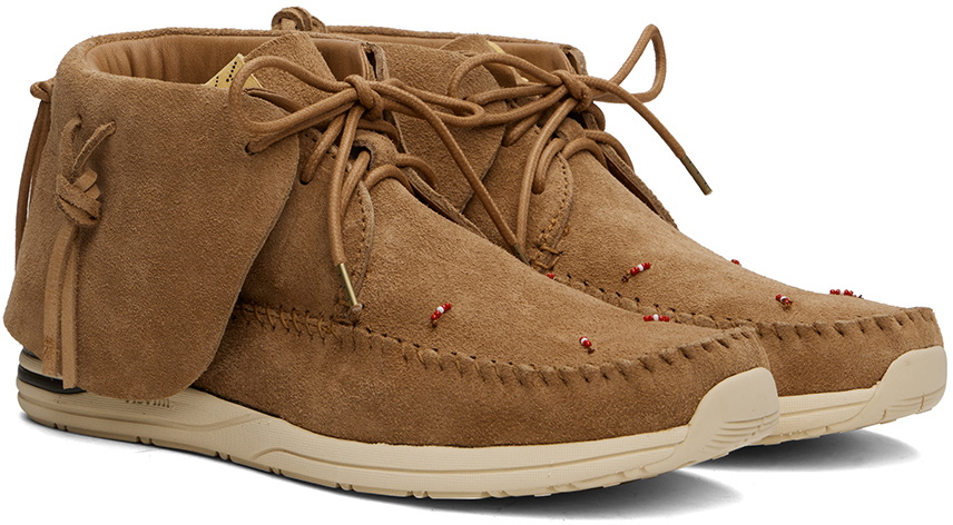visvim Tan FBT LHAMO-FOLK Sneakers Visvim