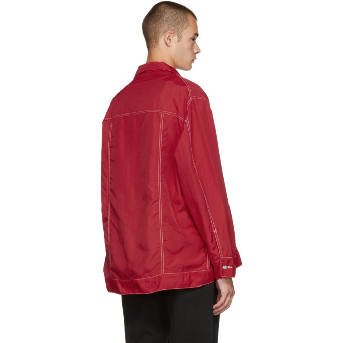 Eckhaus Latta Red Nylon Jacket Eckhaus Latta