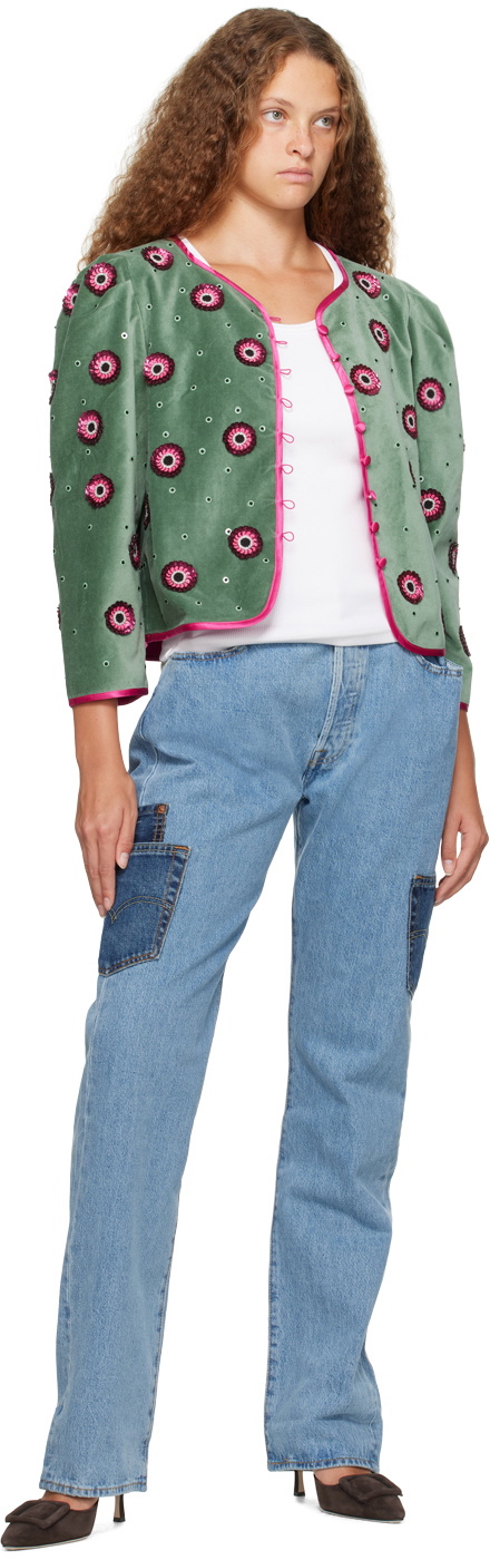 Caro Editions Green Blanca Jacket Caro Editions