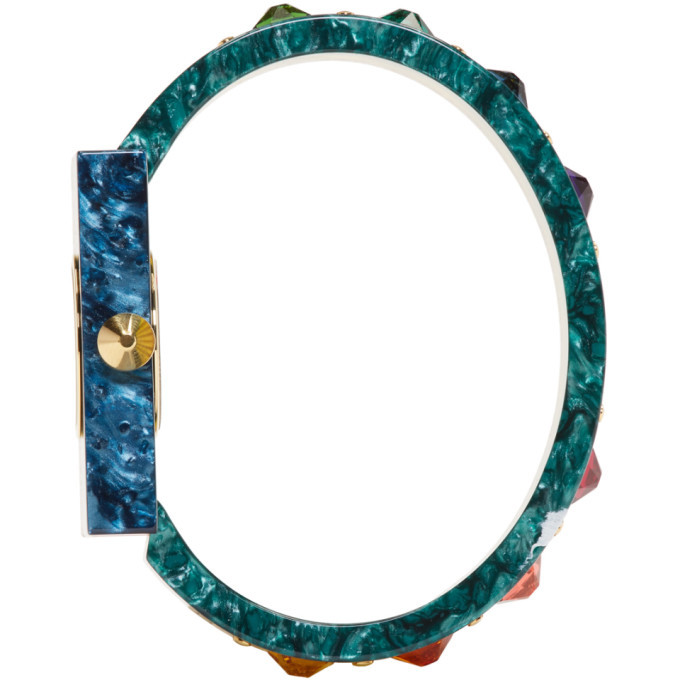 Gucci Multicolor Rainbow Plexiglass Watch Gucci